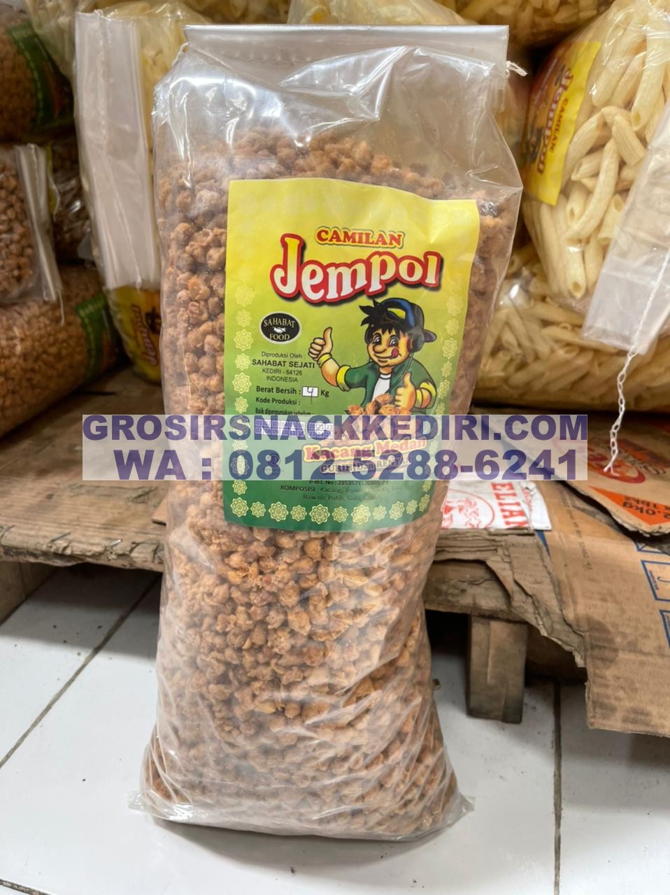 Great & Good! Jempol Kacang Medan 4kg - Grosir Snack & Cemilan Kiloan