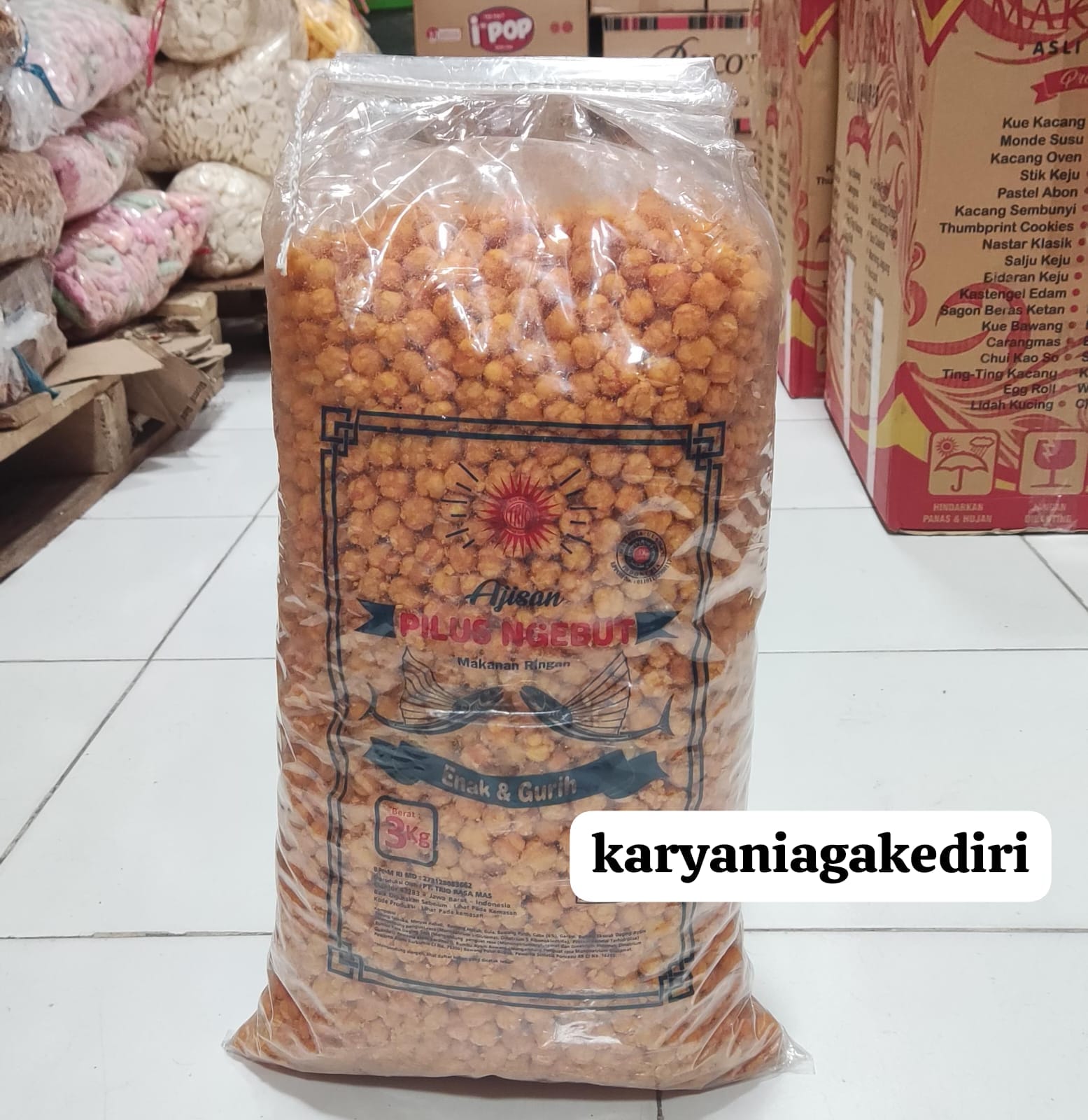 Happy & Great! Ajisan Pilus Ngebut - Grosir Snack & Cemilan Kiloan